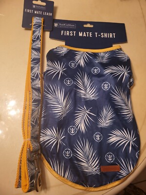 Royal Caribbean First Mate T-shirt & Leash & Coastal Collar And Harness ...