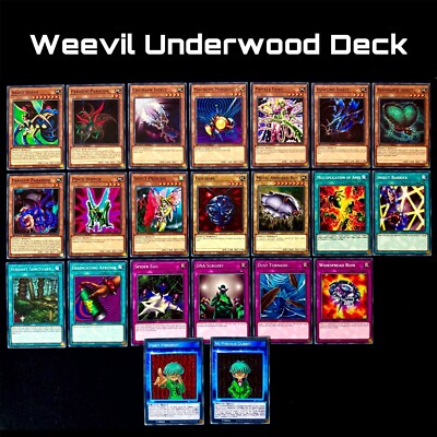 Yugioh, Weevil Underwood Deck, Battle City 1st Ed. NM | eBay