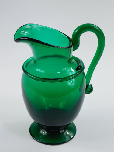 VTG MMA Metropolitan Museum Erickson Green Hand Blown Art Glass ...