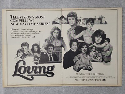 1983 Magazine Advertisement Page Loving Daytime TV Series On ABC Print ...