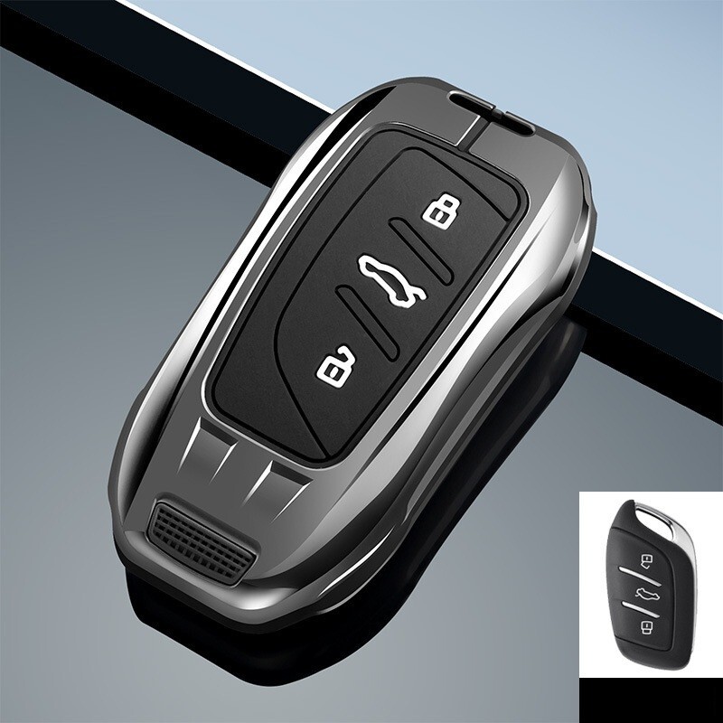 Zinc Alloy Car Remote Key Fob Cover Case For MG ZS EV 2022 HS MG3 MG5 ...