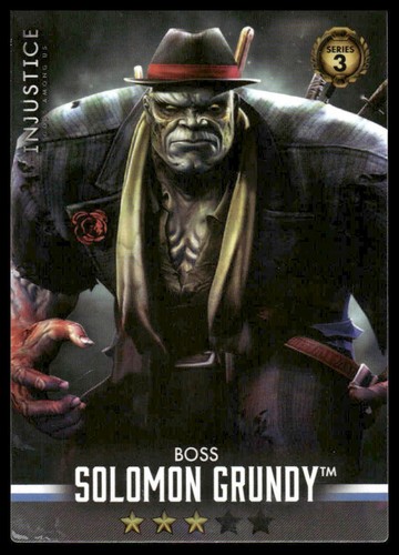 RARE 2021 Injustice Arcade: Gods Among Us Series 3 #84 Solomon Grundy ...