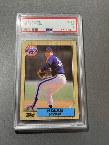 1987 TOPPS BASEBALL #757 NOLAN RYAN ASTROS HOF PSA 7 | eBay