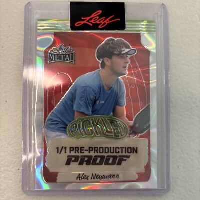 2024 Leaf Metal Pickleball Proof 1/1 - Alex Neumann | eBay