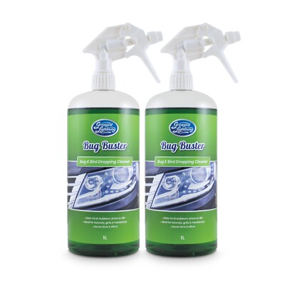 Greased Lightning Bug Buster 1Ltr Twin Pack - Bug & Bird Dropping ...