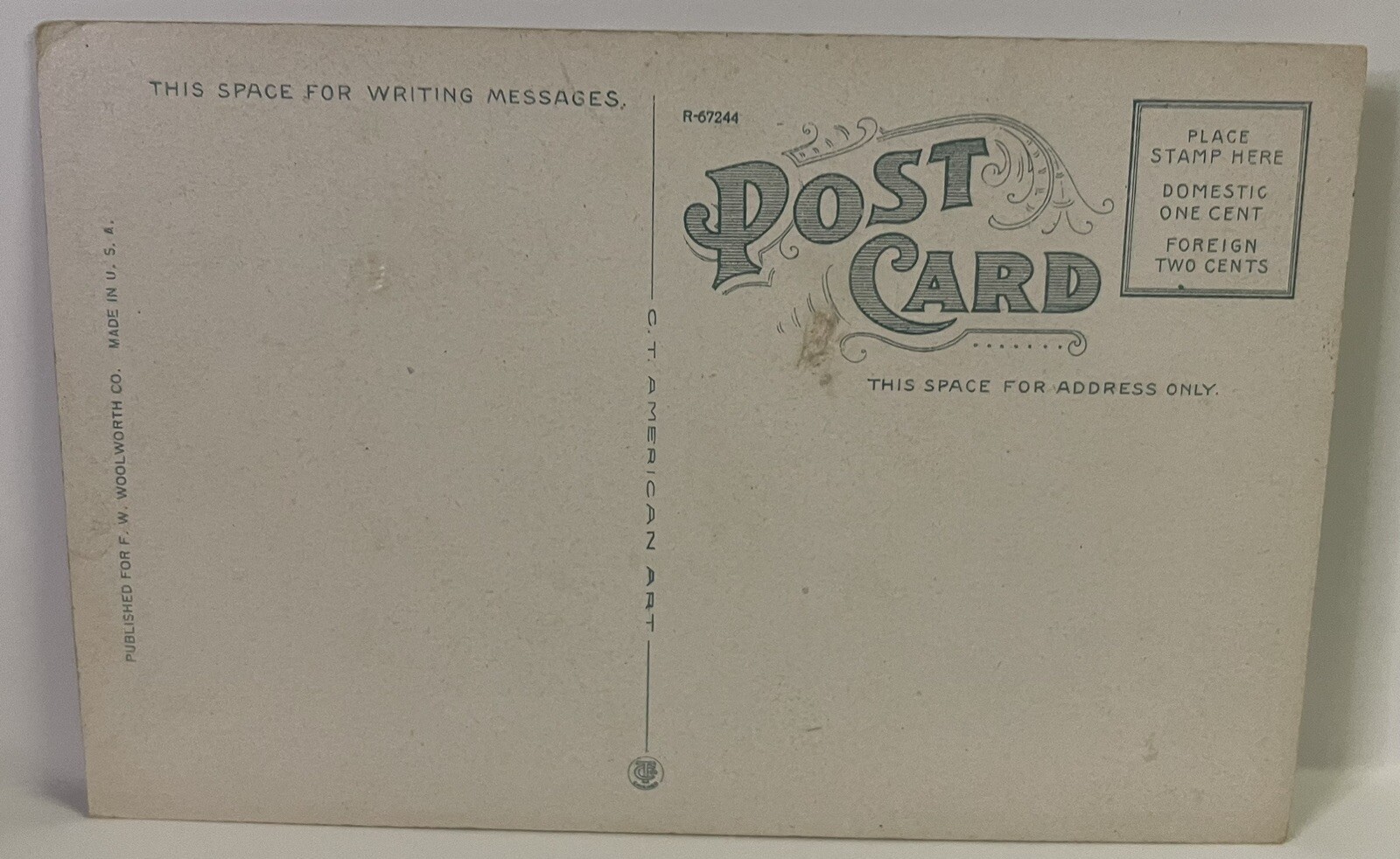 Postcard IL Springfield Illinois Lincoln Park Stone Bridge Vintage | eBay