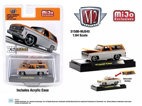 M2 MACHINES 1:64 1973 CHEVY K5 BLAZER ORANGE / WHITE MODEL nj | eBay