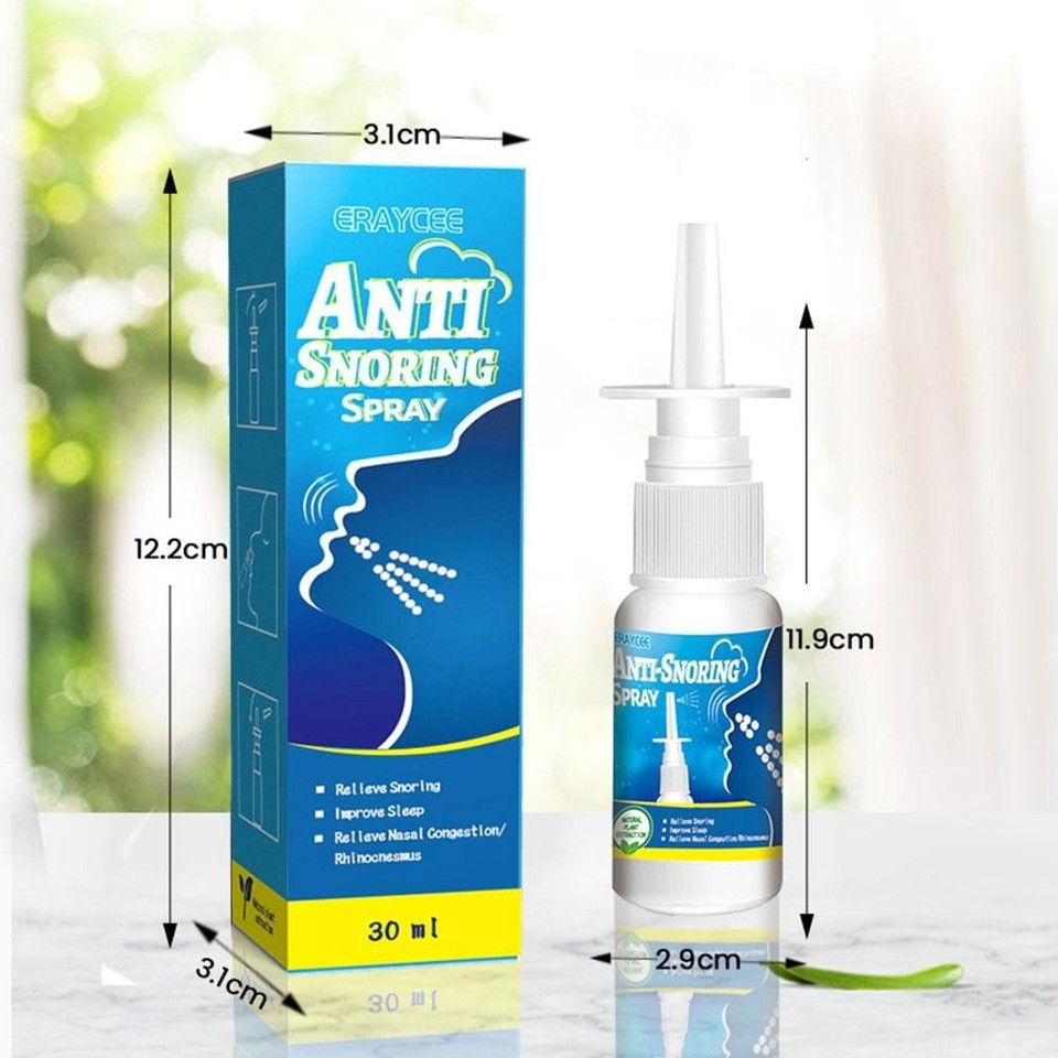 Anti-Snoring Relief Remedy Snoring Nasal Spray Snore Spray 30ml Stop ...