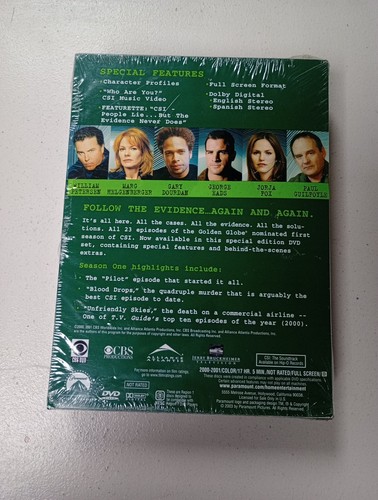 CSI: Crime Scene Investigation - The Complete First Season (DVD, 2003, 6-Disc... | eBay