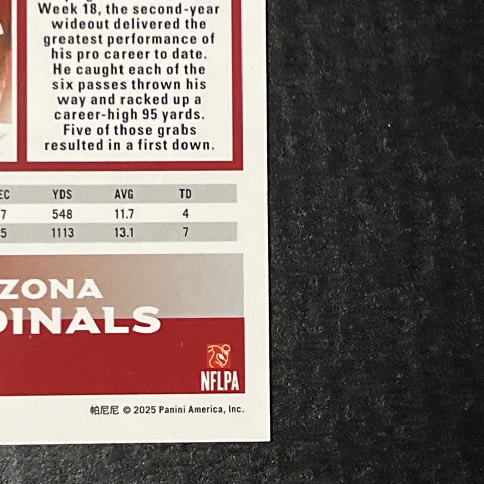 2025 Michael Wilson SSP /31 Panini Score-A-Treat NFL #266 Webs Prizm ...