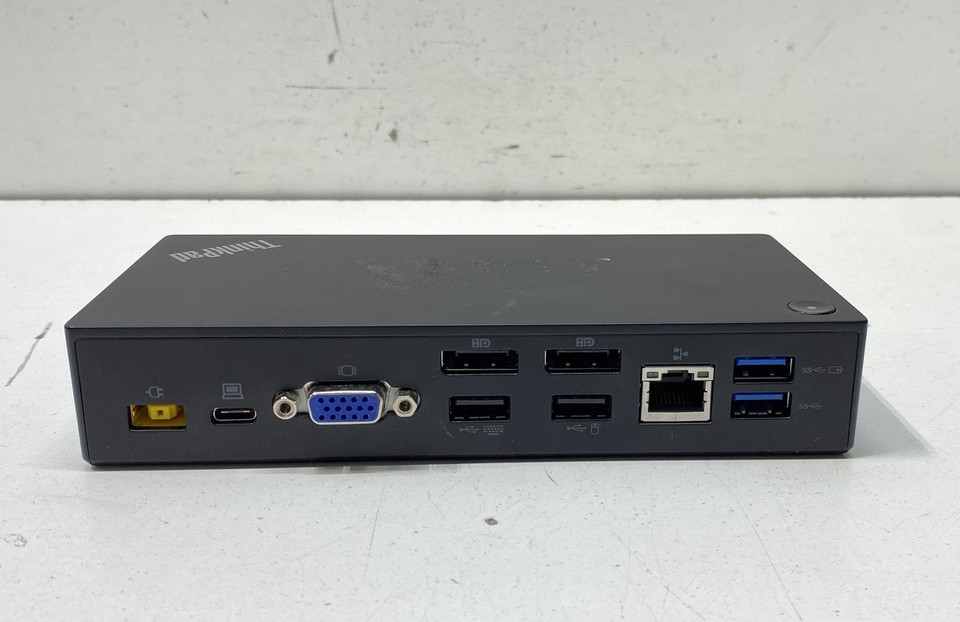 Lenovo Black ThinkPad DK1633 USB C Docking Station | eBay