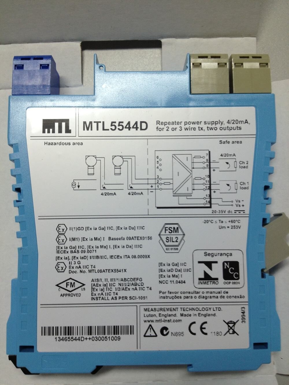 1PC NEW MTL5544D Safety barrier FREE Expedited delivery | eBay