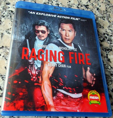 RAGING FIRE BLU RAY Like NEW Donnie Yen Nicholas Tse Qin Lan Benny Chan ...