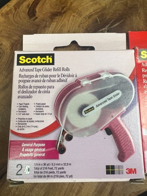 Scotch Advanced Tape Glider General Purpose Refills 2/Pkg .25"X36yd Set ...