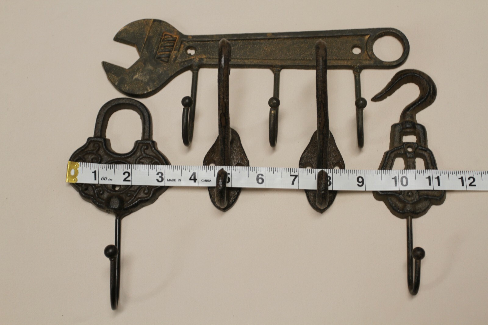 Grandads Fathers Day Gift Old Rusty Looking Tools Wall Hooks Handyman ...