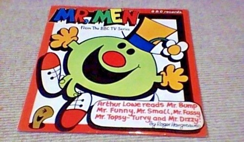 ARTHUR LOWE MR. MEN STORIES BBC 1st UK PYE RED VINYL LP 1978 ROGER ...