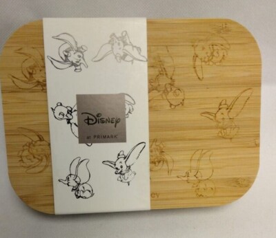 Disney Dumbo Glass Lunch Box Wooden Air Tight Lid Snack Pot Lunchboxes ...