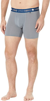 2UNDR Men's 6" Flow Shift Boxer Briefs Grey Small | eBay