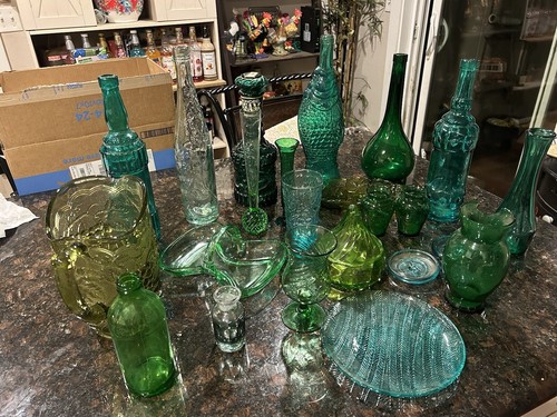 💚 GREEN GLASS COLLECTION 💚 | eBay