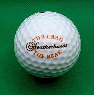 The Crag & The Brae at Heatherhurst Golf Course logo golf ball ...