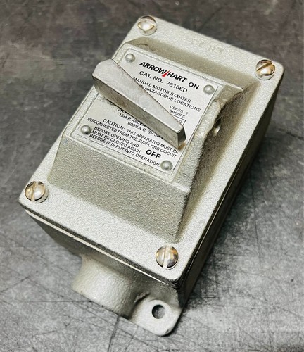 Eaton Arrow Hart 7810ED Explosion-Proof 600V Switch Motor Starter ...