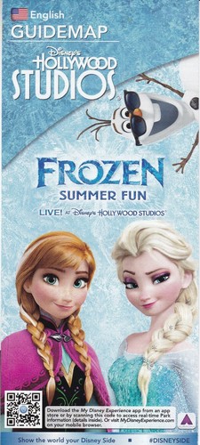 Disney's Hollywood Studios Frozen Summer Fun Collectible English Guide ...