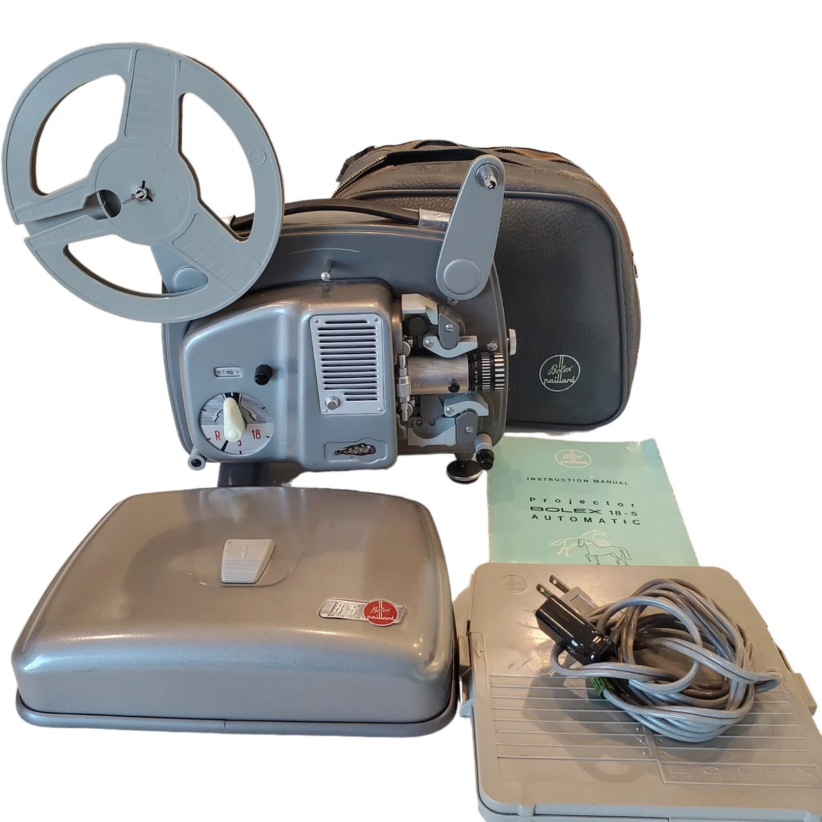 Bolex Paillard 18-5L Super 8mm Film Movie Projector Vintage, 53% OFF