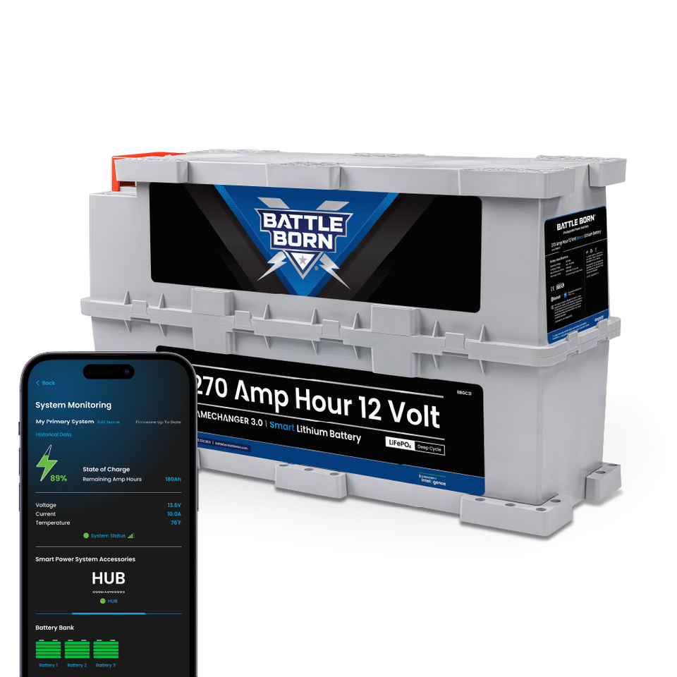 Battle Born 270Ah 12V GC3 Smart LiFePO4 Battery | For Marine and Off ...