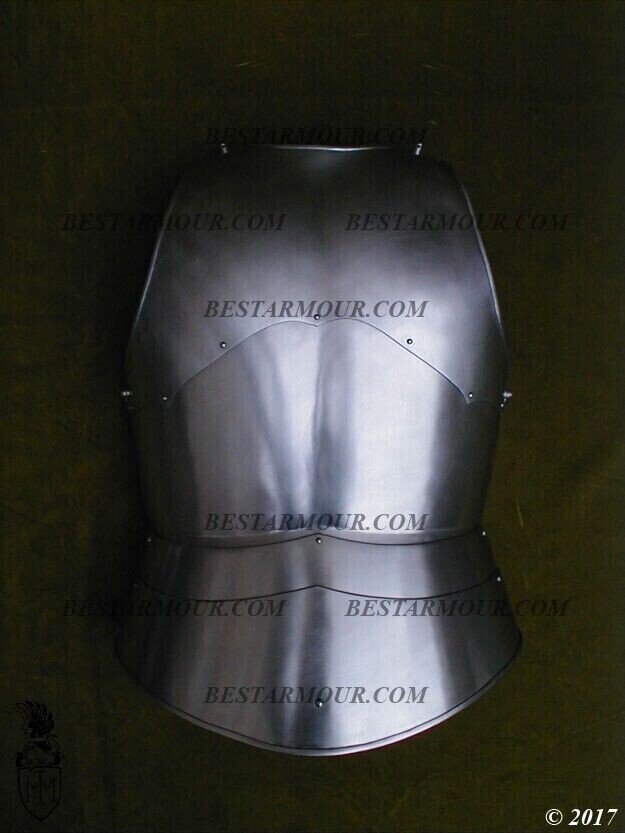 Medieval Steel Body Armour Larp Gothic Cuirass Knight Breastplate ...