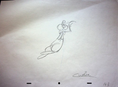 Who Framed Roger Rabbit 1988 Production Signed Colin Hand-Drawn Pencil ...