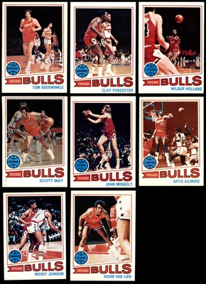 1977-78 Topps Chicago Bulls Team Set 6.5 - EX/MT+ 6130777 | eBay