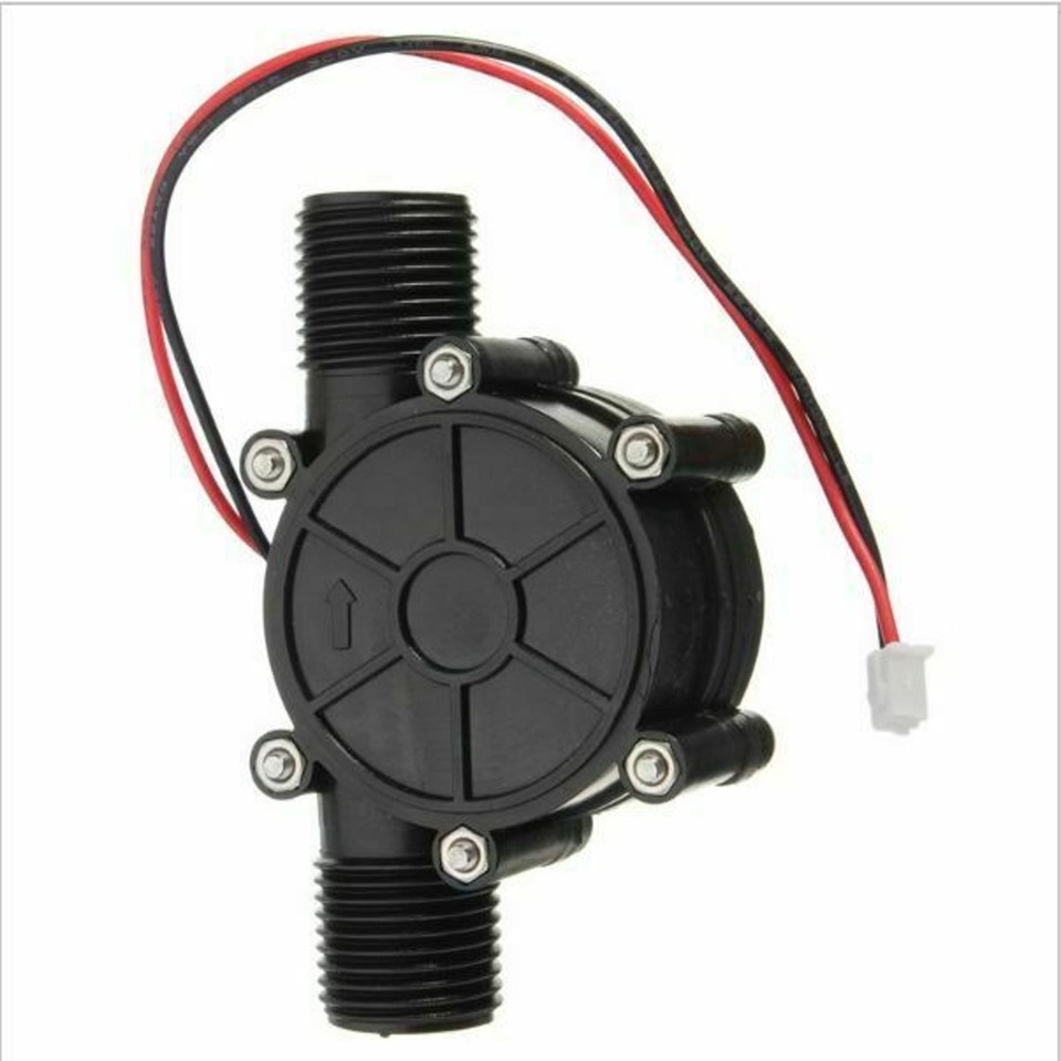 DC 5V 12V Water Flow Generator Turbine Micro Hydroelectric Pump Power ...