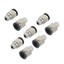 A 8 Pcs JPC12-02 1/2" PT Male Thread 12mm Pneumatic Connector Quick ...