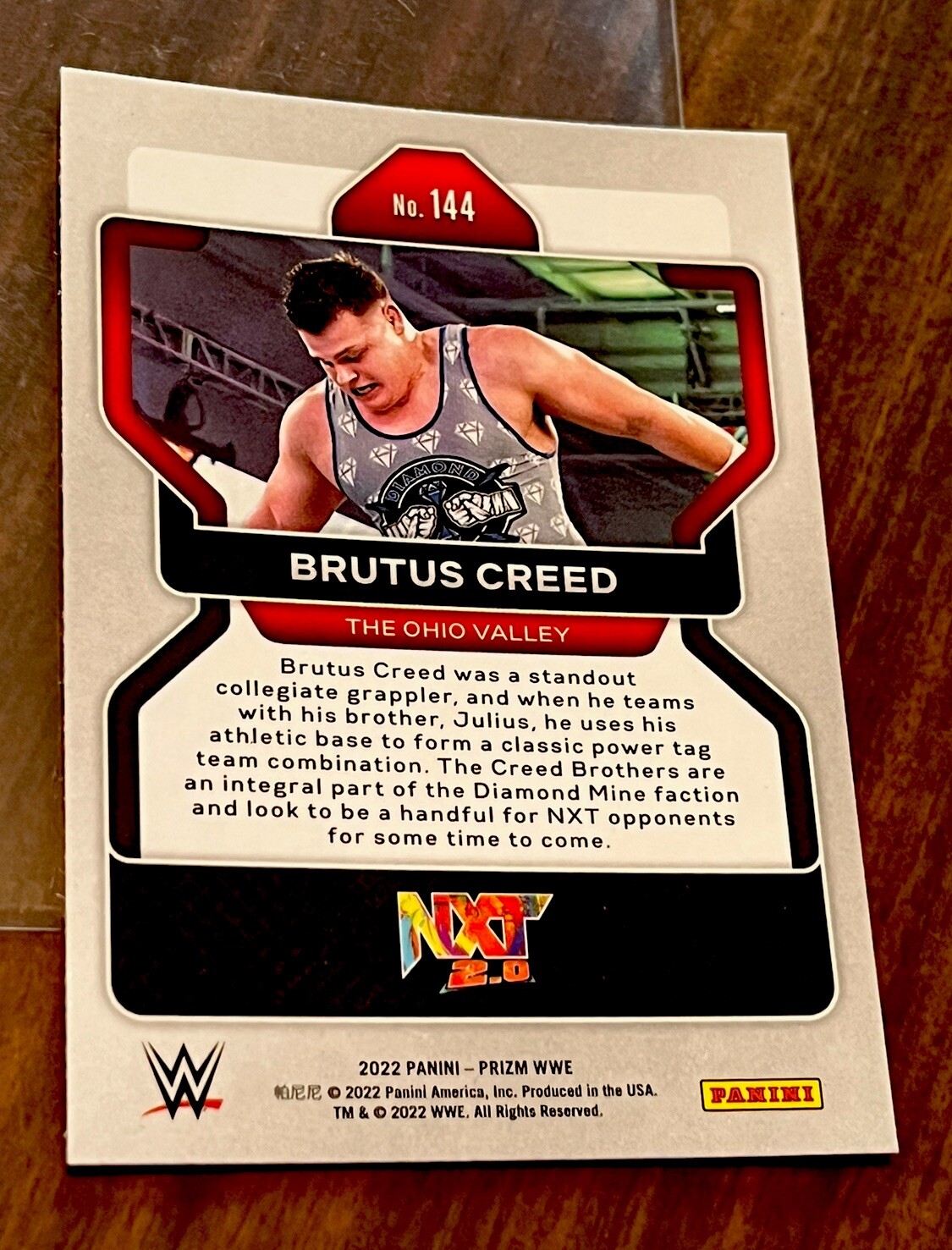 2022 Panini Prizm WWE Card # 144 Brutus Creed | eBay
