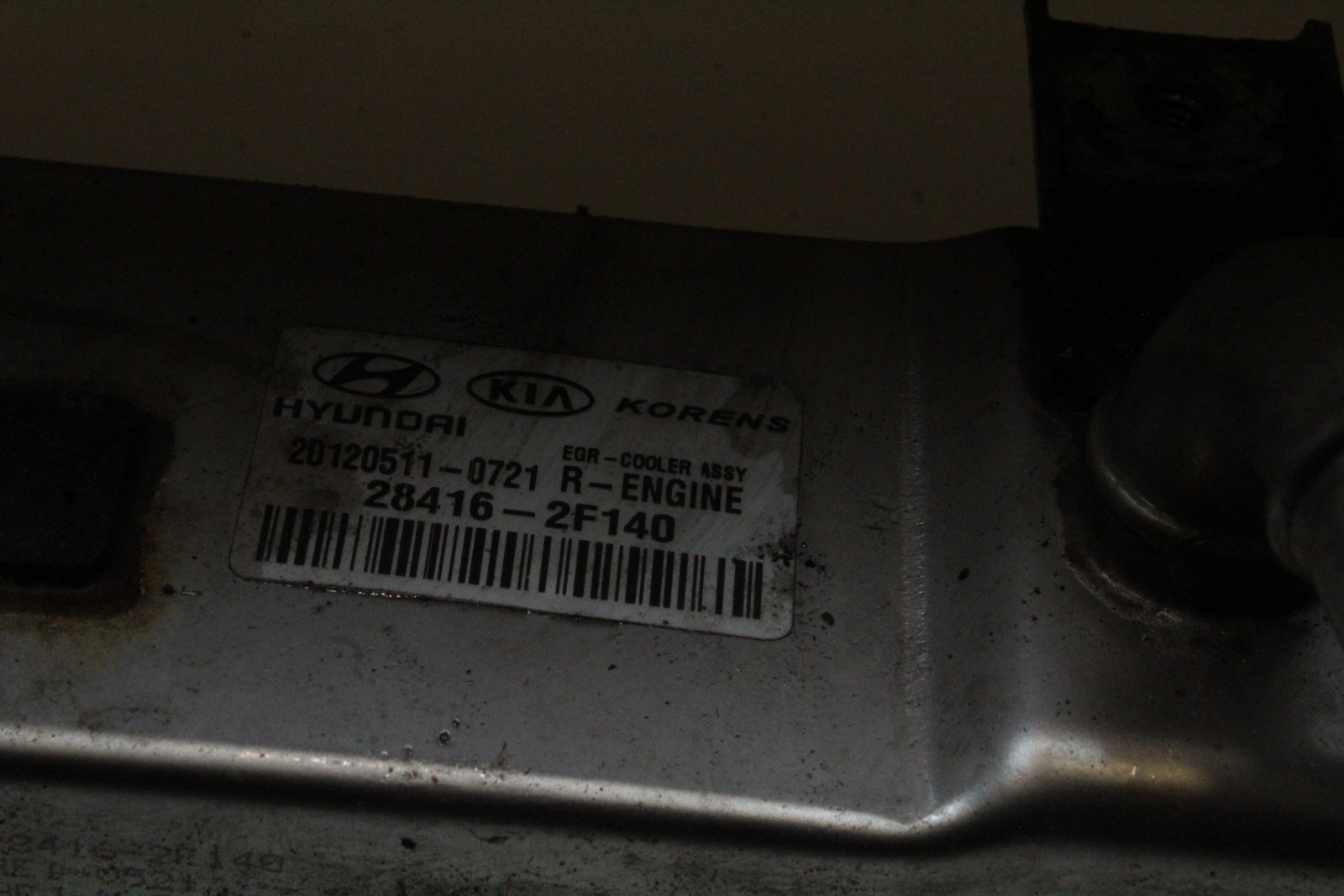 Kia Sportage 2011 Diesel EGR Valve Cooler 284162F140 Din1945 for sale ...