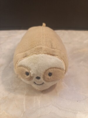 Goffa Small Tan And Ivory Sloth Plushie Stuffed Animal 4.5" | eBay