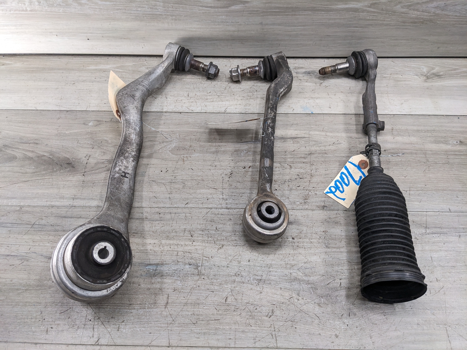 OEM BMW F22 F30 F32 Front Left Upper Lower Control Arm Wishbone Tie Rod ...