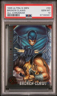 1995 Ultra X-Men All Chromium #88 Broken Claws Wolverine PSA 10 | eBay