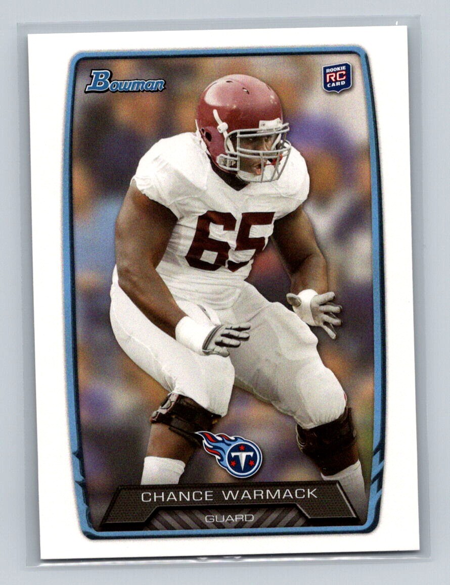 2013 Bowman #169 Chance Warmack RC Tennessee Titans | eBay