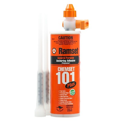 Ramset CHEMSET 101 PLUS ANCHORING ADHESIVE POLYESTER *Aust Made - 380ml ...