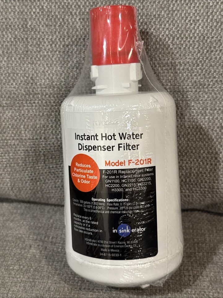 inSinkerator Instant Hot Water Dispenser Filter Model F-201R New Sealed ...