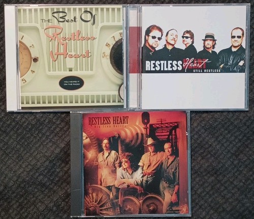 STILL RESTLESS HEART CD lot THE BEST OF big iron horses WHEELS fast ...
