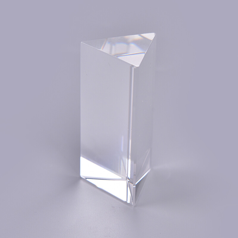 30*30*60mm Triangular Prism BK7 Optical Prisms Glass Physics Teaching ...