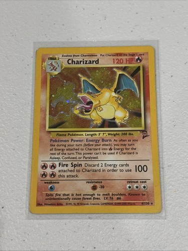 Ungraded Charizard Base Set 2 - 4/102 - Holo Rare - Lightly Played Condition. | eBay
