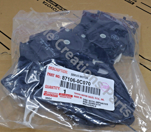 Genuine 87106-0C070 Toyota Tundra Crewmax Heating & A/C Damper Servo ...