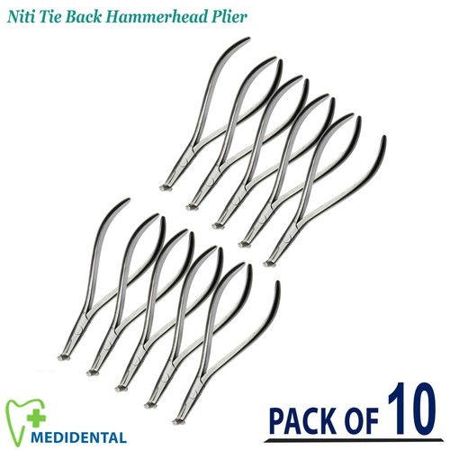Dental Orthodontic Hammer Head NiTi Tie Back Slim Pliers Laboratory ...