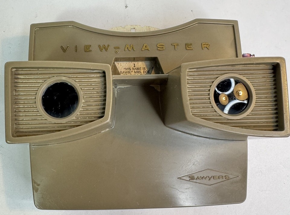 Sawyer's Viewmaster View-Master Handheld ViewerTan | eBay
