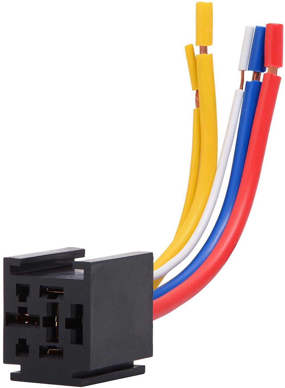 5 Set Car Truck Van Relay w/Socket Heavy Duty Relay 12V 80A AMP 5Pin ON ...