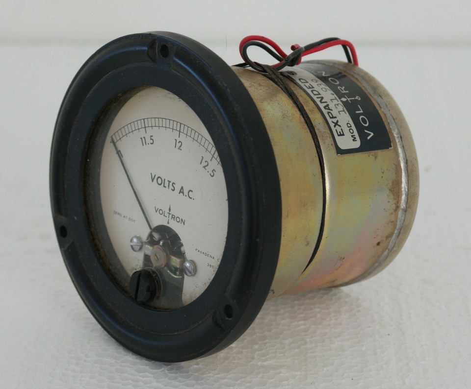 Vintage Voltron Model 131.939 Expanded Scale AC Voltmeter | eBay