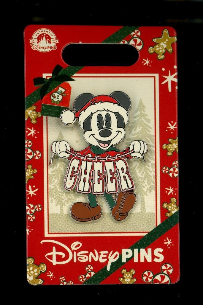 Mickey Cheer Holiday Disney Pin | eBay